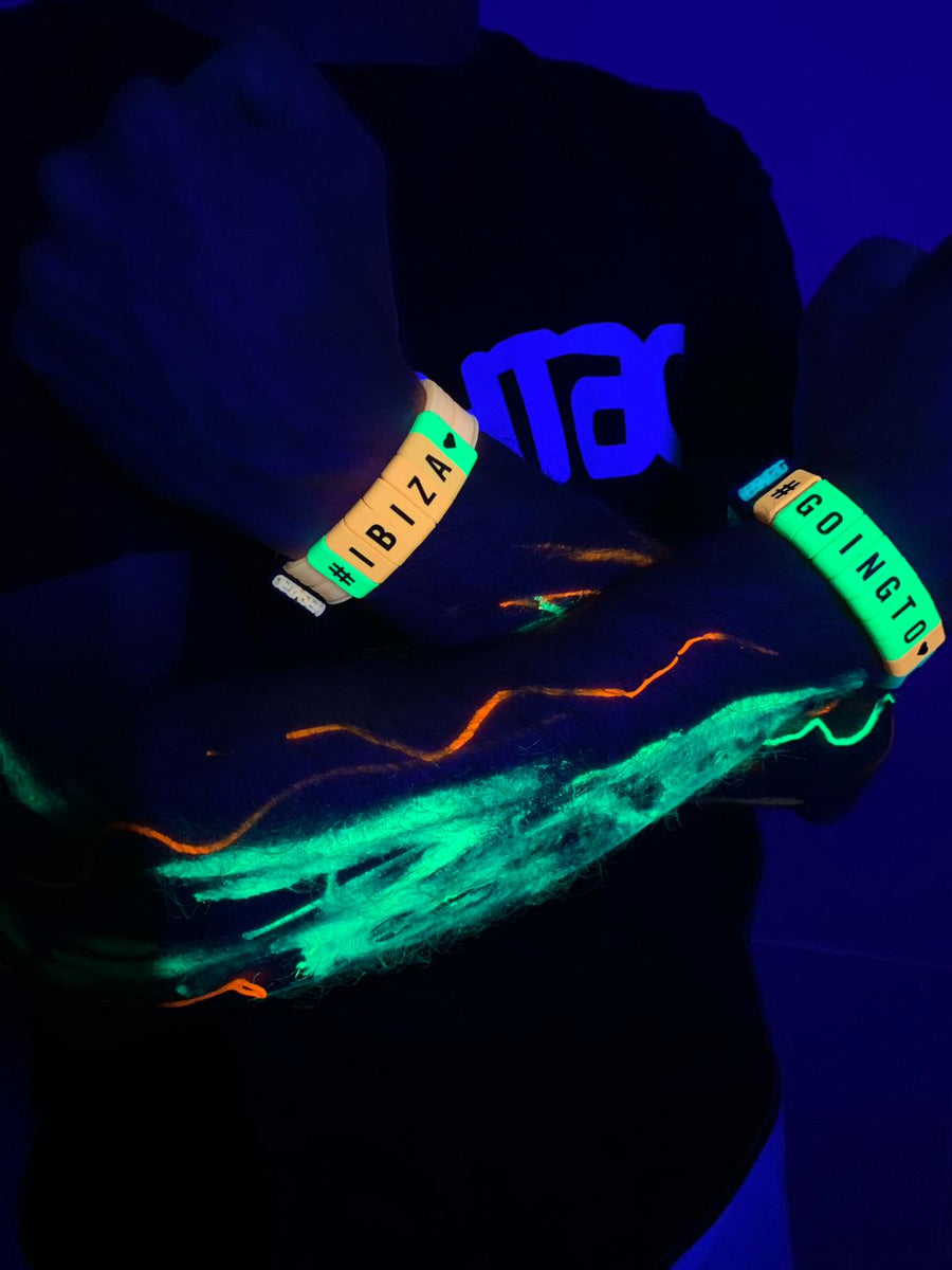 Personalizaed Neon Party Bracelet | Hashtag Bracelets